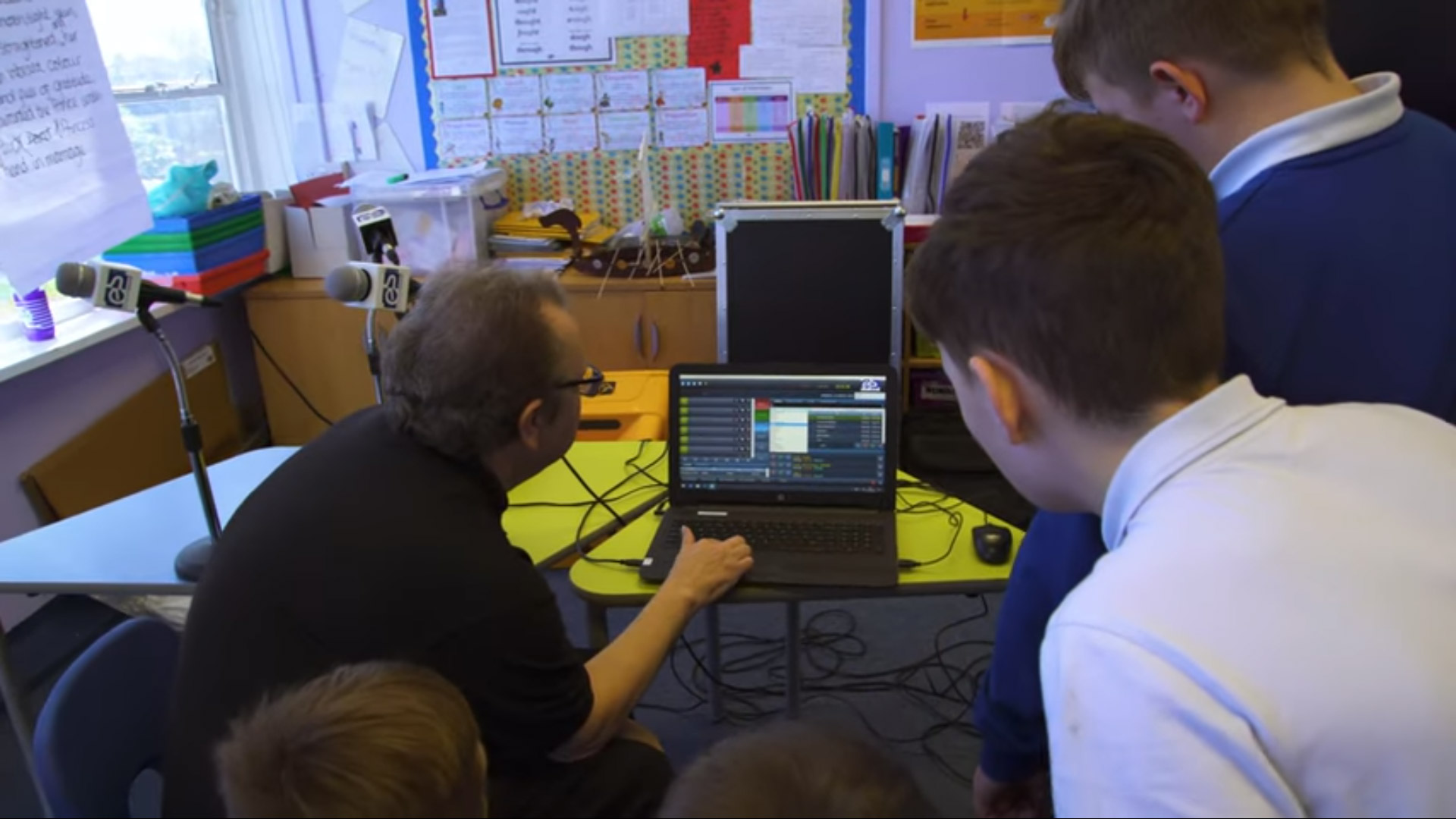 Studio in a Box - Interactive learning experience for schools in Derbyshire
